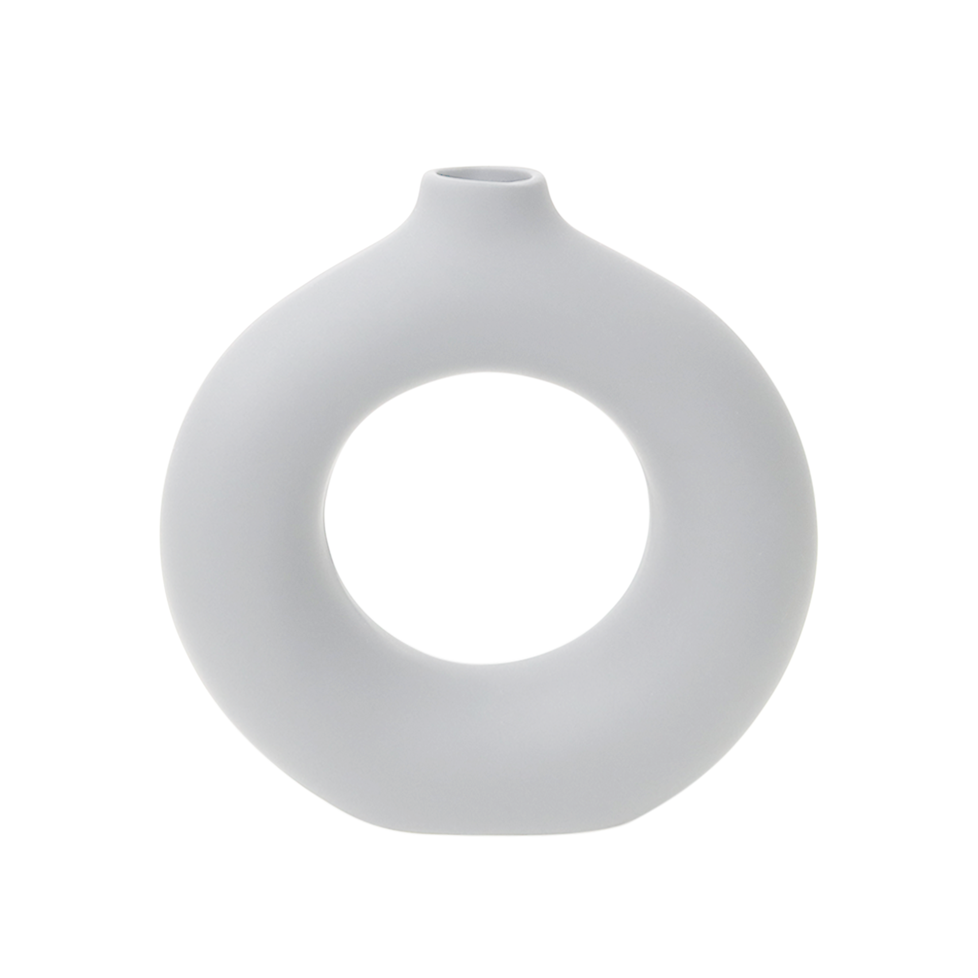 Vase en céramique blanc 18cm – Saga Cuisine