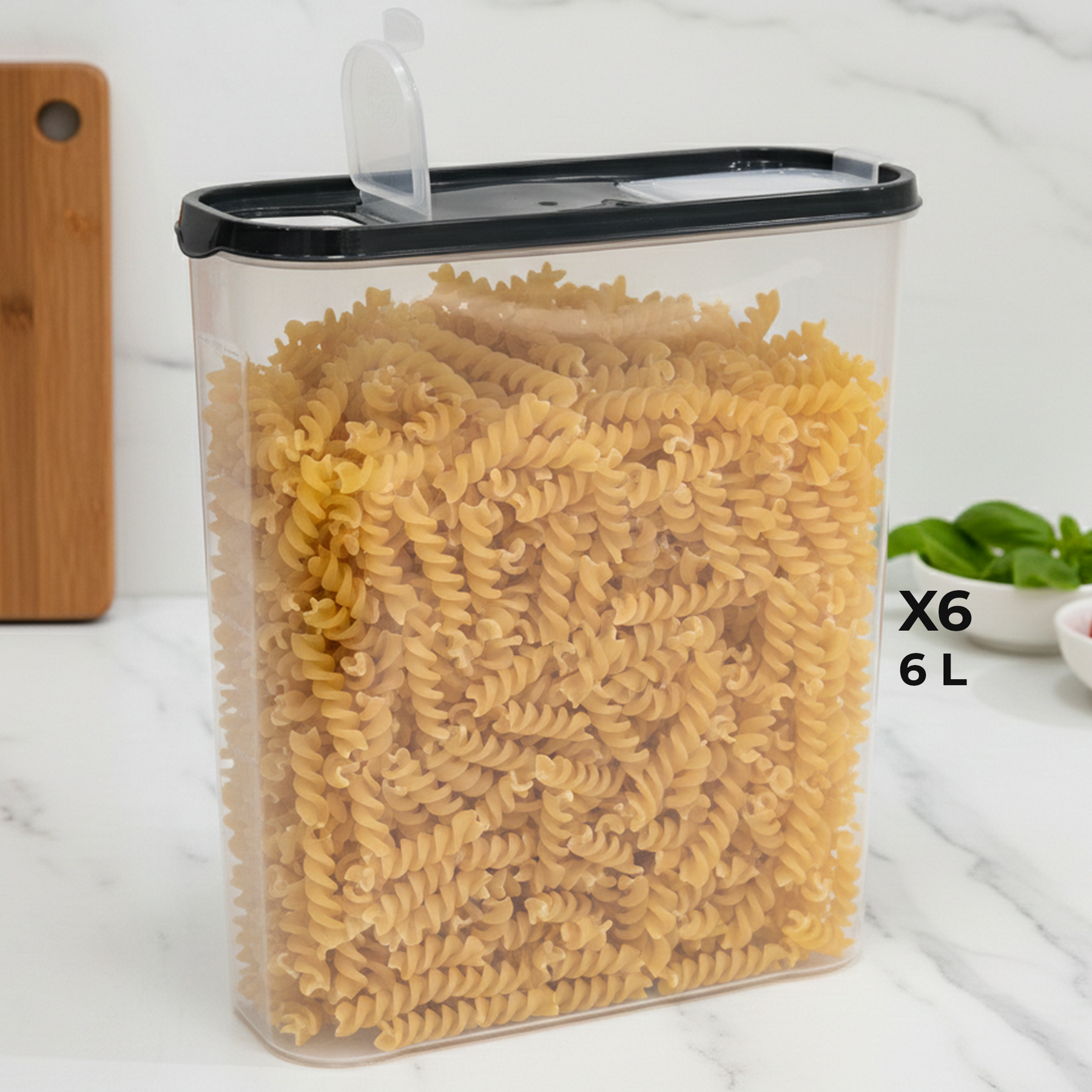 Set 6 boîtes céréales en plastique – Saga Cuisine